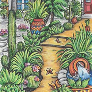 Creative Haven Country Gardens Coloring Book (Adult Coloring Books: In The Country)