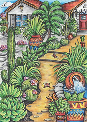 Creative Haven Country Gardens Coloring Book (Adult Coloring Books: In The Country)