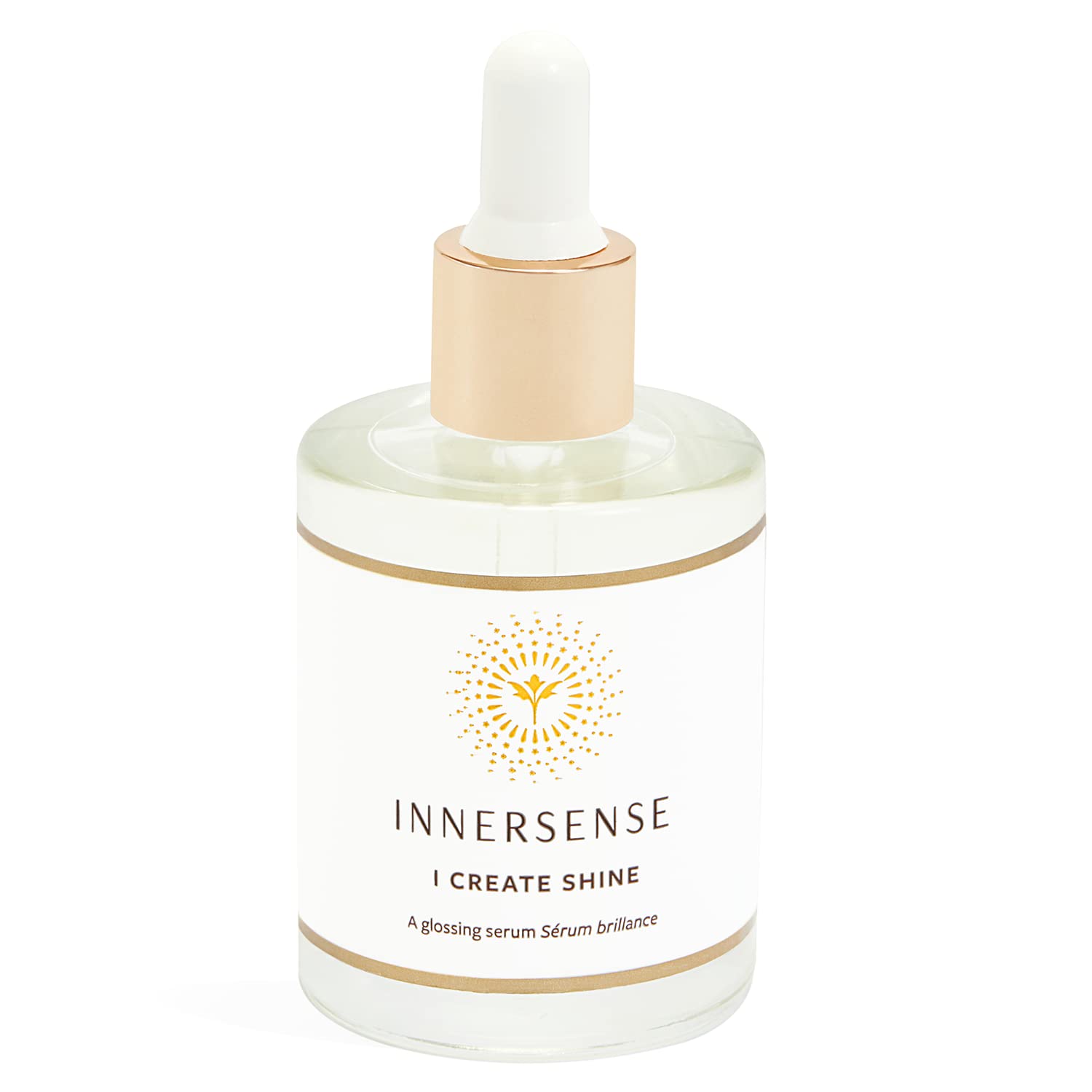 INNERSENSE Organic Beauty - Natural I Create Shine Glossing Serum | Non-Toxic, Cruelty-Free, Clean Haircare (1.7 fl oz | 50 ml)