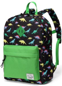 vaschy dinosaur backpack for toddler kids boys, little kid preschool backpacks with chest strap