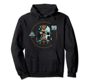 star wars the bad batch season 2 hunter helmet elite pullover hoodie