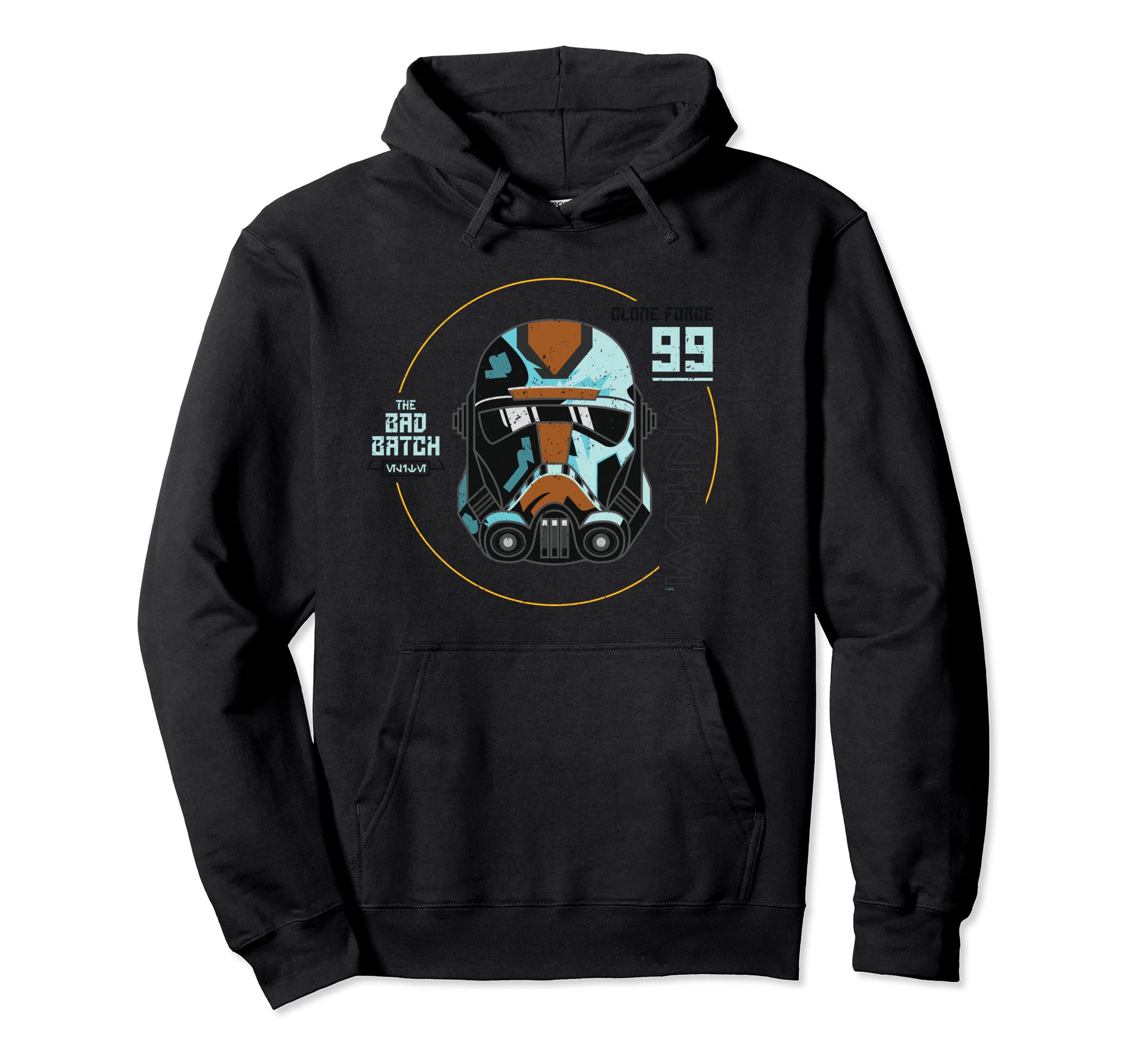 Star Wars The Bad Batch Season 2 Hunter Helmet Elite Pullover Hoodie