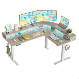 FEZIBO L Shaped standing desk