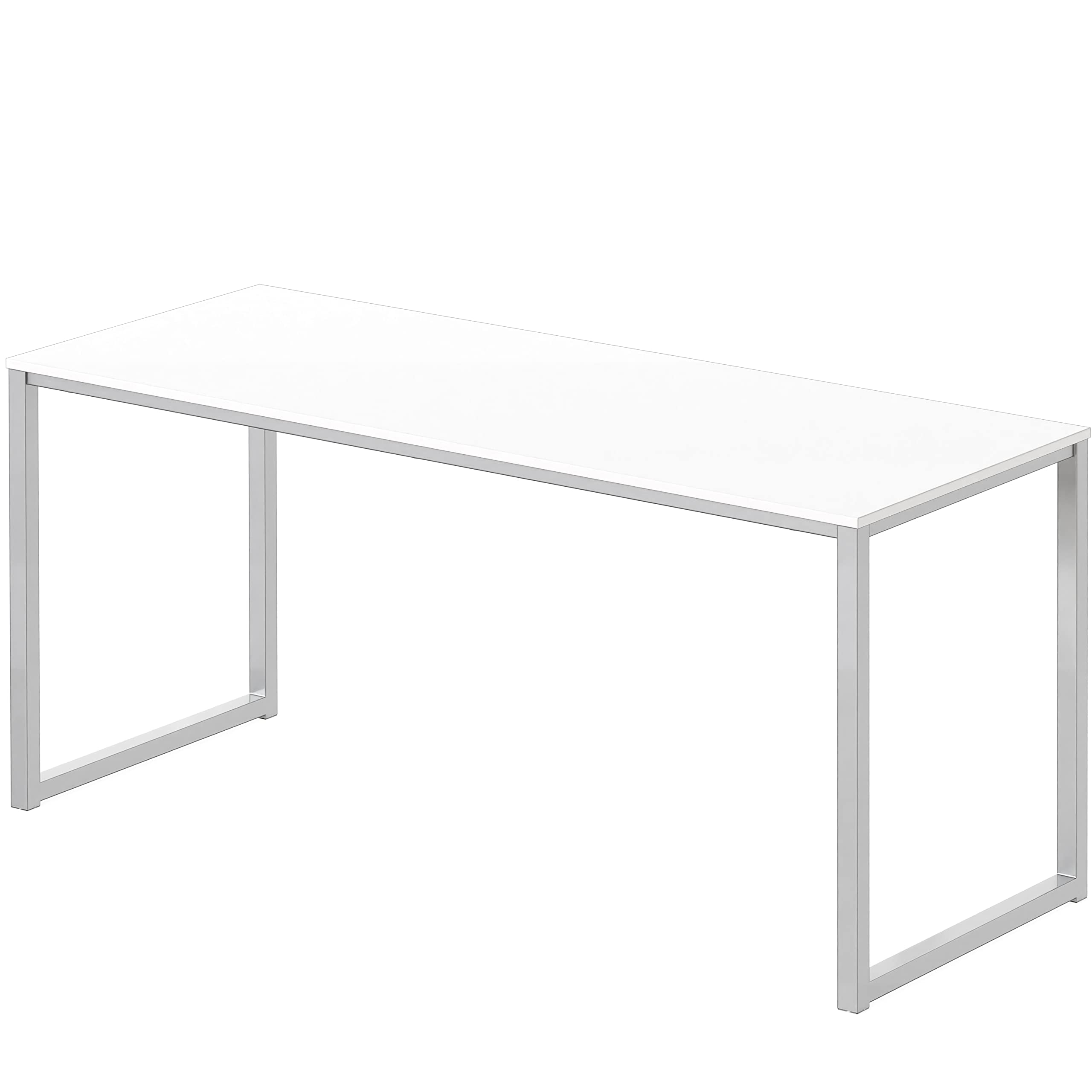 SHW Home Office 48-Inch Computer Desk, 24" Deep, White