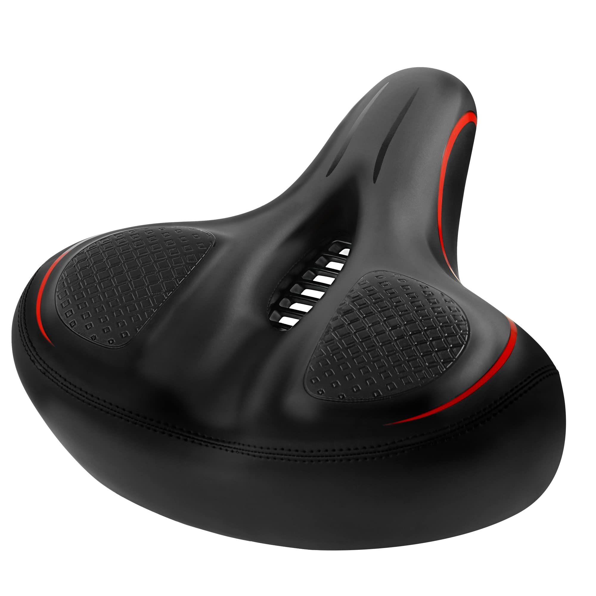 Oversized Bike Seat for Peloton Bike & Bike+, Comfort Seat Cushion Compatible with Peloton, Road or Exercise Bikes, Bicycle Wide Saddle Replacement for Men & Women, Accessories for Peloton