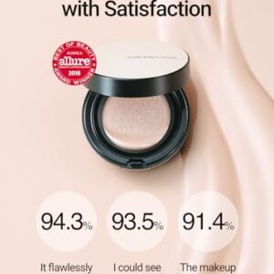 [JUNGSAEMMOOL OFFICIAL] Essential Skin Nuder Cushion (Fair Pink) | Refill Included | Natural Finish | Buildable Coverage | Makeup Artist Brand | Cream Foundation