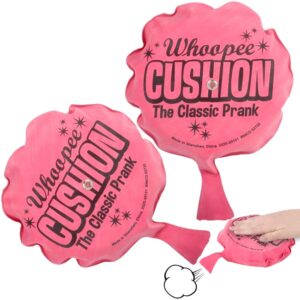 artcreativity self inflating whoopie cushion, 2 pack, 6 inch whoopee cushions goodie bag stuffers, classic prank toys for boys and girls, party favors and gag gifts for kids, whoopie makes gas sounds