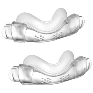 medihealer 2 packs replacement cushion for airfit n30i(m), 2 packs old version curved nasal cradle cushion compatible with n30i, soft & comfortable great-value supplies