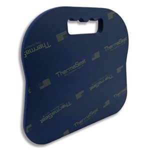 northeast products therm-a-seat sport cushion stadium seat pad, navy blue 13"x14"x.75"