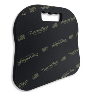 northeast products therm-a-seat sport cushion stadium seat pad, black 13"x14"x.75"