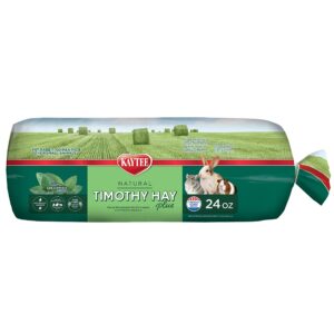 kaytee all natural timothy hay plus mint for guinea pigs, rabbits & other small animals, 24 ounce