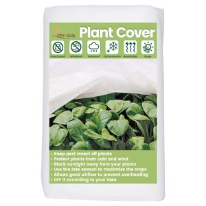 love story plant covers freeze protection 10 * 50ft 0.9oz frost cloth blanket floating row cover garden fabric for winter outdoor plants vegetables and sun pest protection