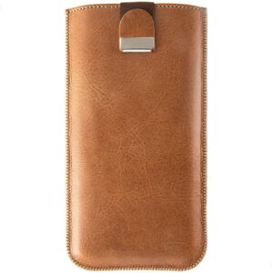 Italian Leather pouch for Samsung Galaxy, Free Personalization