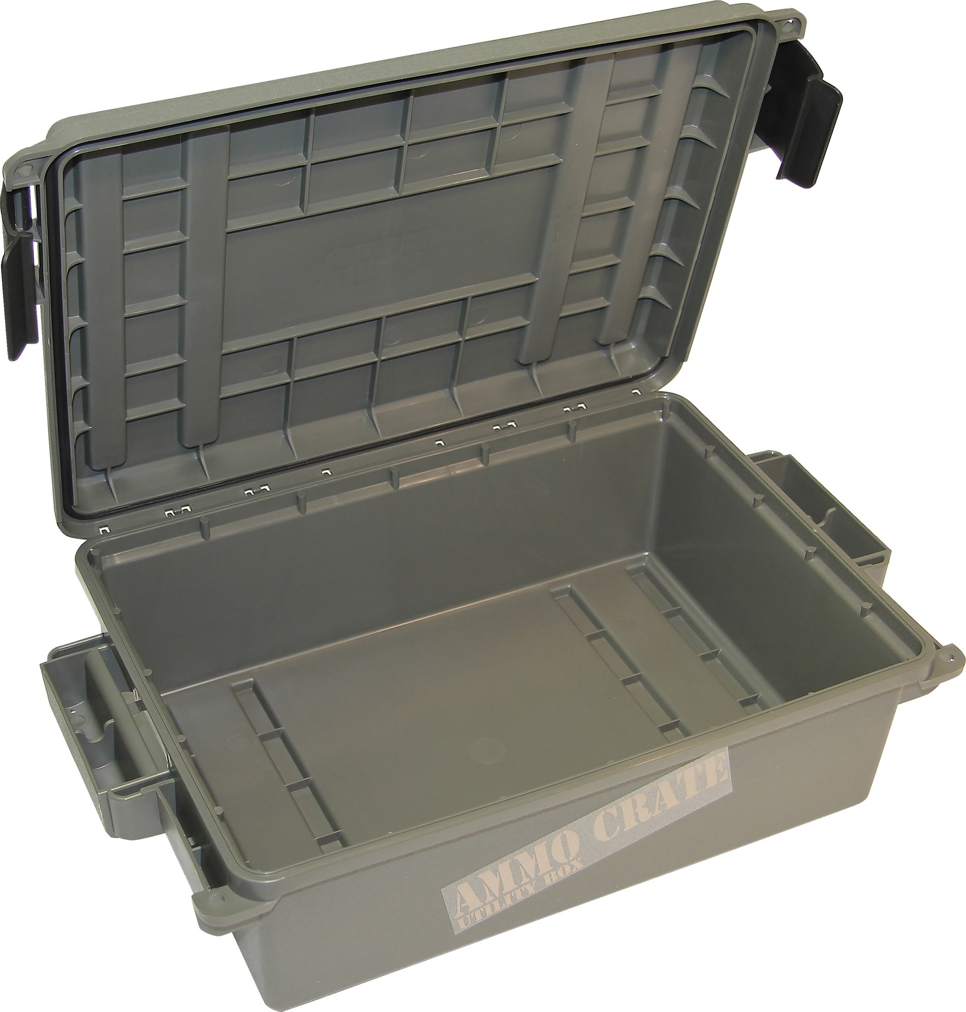 MTM ACR4-18 Ammo Crate Utility Box-Carry up to 65lbs of gear-Stackable design, double padlock for security - Water-resistant O-ring seal - Army Green