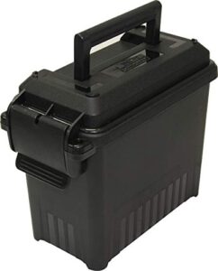 mtm case-gard ac15 ammo can mini for bulk ammo - black, ac15-40