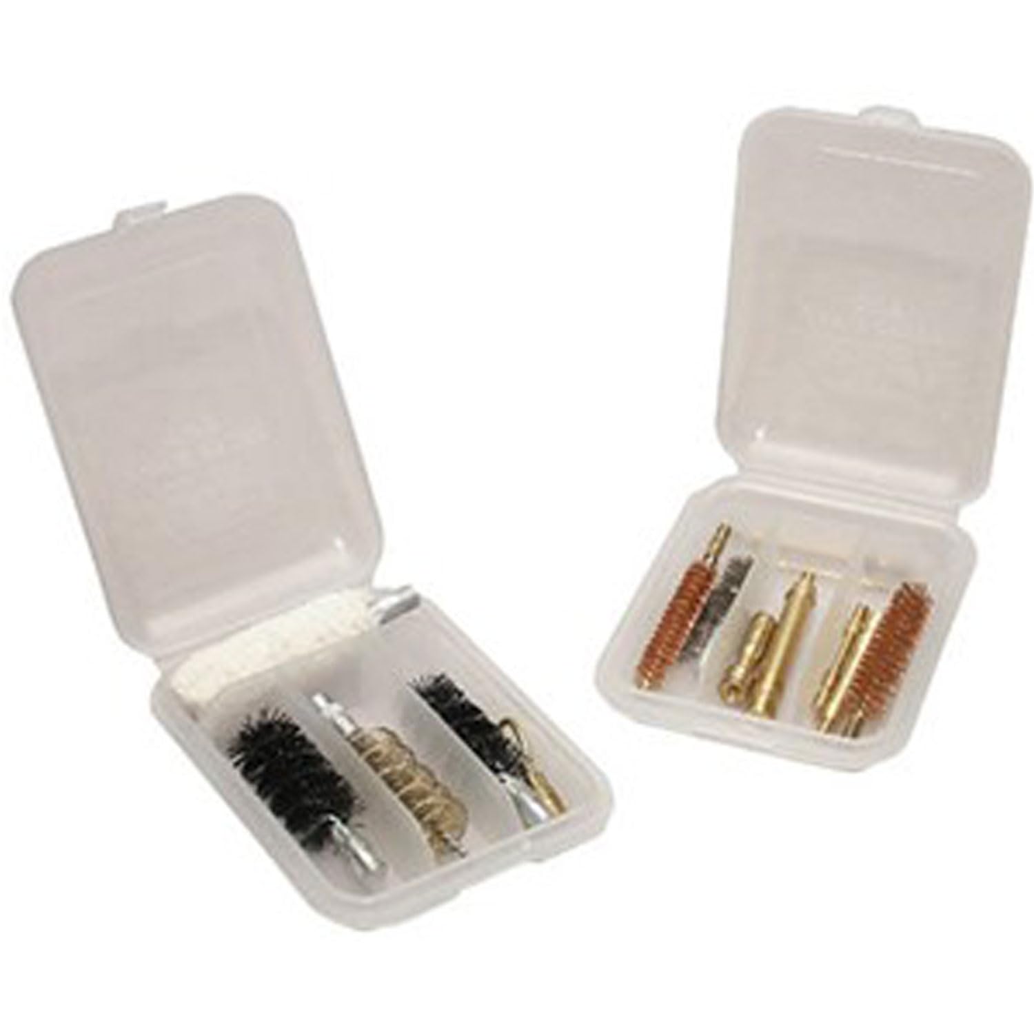 MTM JAG-00 Jag and Brush Case, 4 Compartments, USA Made, Clear