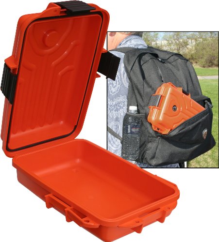 MTM Survivor Dry Box with O-Ring Seal (Orange, Large)