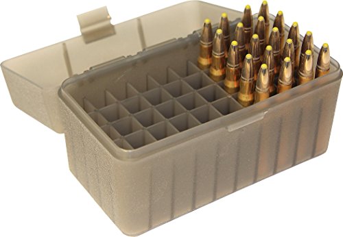 MTM 50 Round Flip-Top Rifle Ammo Box 270 Win 280 Rem 30-06, Large