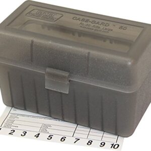 MTM 50 Round Flip-Top Rifle Ammo Box 270 Win 280 Rem 30-06, Large