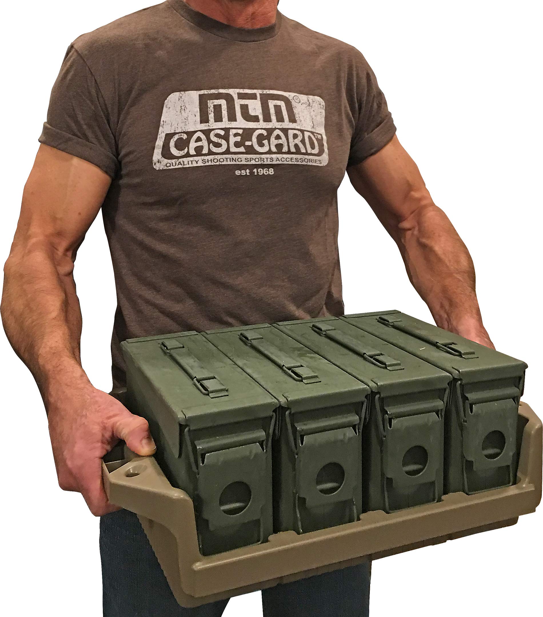 MTM MAC30 Ammo Can Tray for Metal Cans (30 Cal.), USA Made, Dark Earth