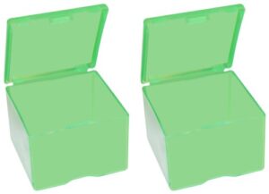 mtm cast bullet box (clear green)