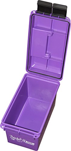 MTM AC50C-25 Ammo Can, 50-Caliber, Heavy-Duty Dual Latching System, Rugged Polypropylene Plastic, O-Ring Seal System, Water Resistant, Bulk Ammo Storage, USA Made, Purple