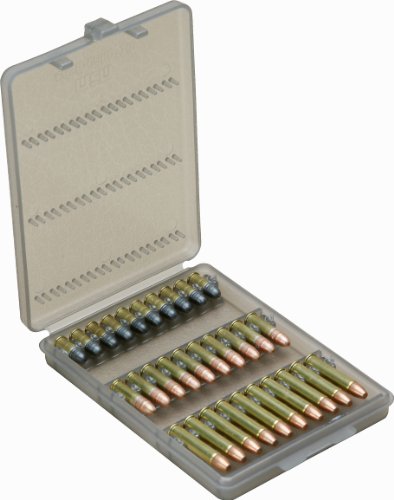 MTM W30-22-41 30 Round 22 Caliber Ammo Wallet, USA Made, Clear Smoke