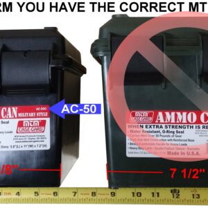 Case Club 24 Magazine Holder 50 Cal Ammo Can Foam to Fit MTM (Pre-Cut, Closed Cell, Military Grade Foam)(MTM .50cal)