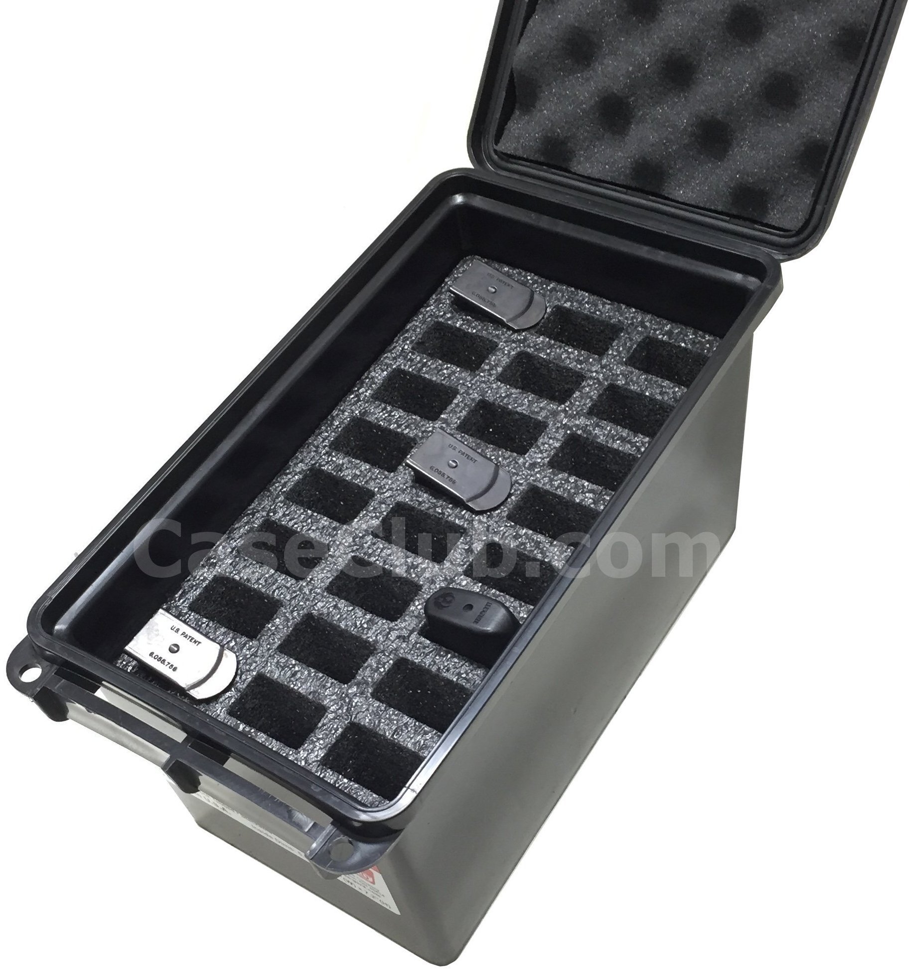 Case Club 24 Magazine Holder 50 Cal Ammo Can Foam to Fit MTM (Pre-Cut, Closed Cell, Military Grade Foam)(MTM .50cal)