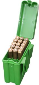 mtm rs-20-10 belt style rifle ammo carrier, 20 round, small, green