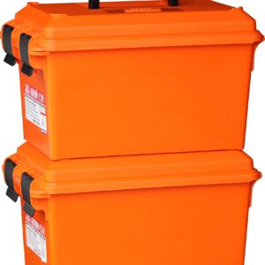 MTM Case-Gard Ammo Can - Dry Storage Emergency Marine Box - AC35, Orange