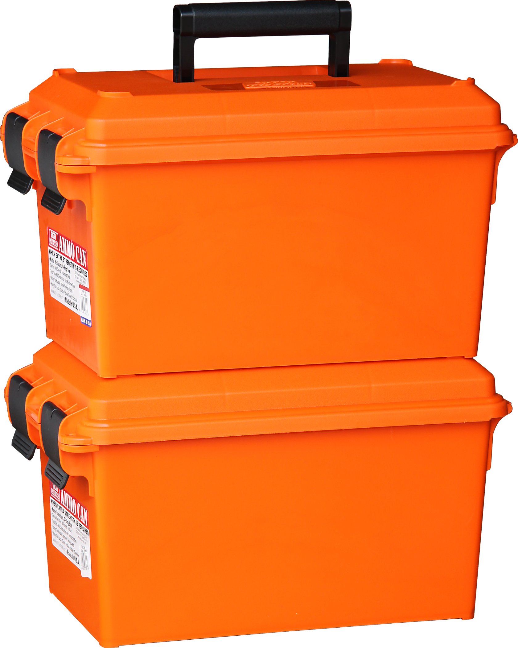 MTM Case-Gard Ammo Can - Dry Storage Emergency Marine Box - AC35, Orange