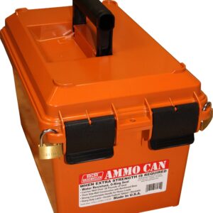 MTM Case-Gard Ammo Can - Dry Storage Emergency Marine Box - AC35, Orange