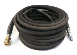 the rop shop | 50' black kobrajet hose with quick disconnects for mtm hydro 30.0169, 30.0049 qc