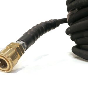 The ROP Shop | 50' Black Kobrajet Hose with Quick Disconnects for MTM Hydro 30.0169, 30.0049 QC