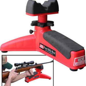 MTM FRR-30 Front Rifle Rest Ideal Shooting Rest for Rifle Shotgun Handgun, USA Made, Red