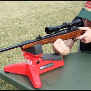 MTM FRR-30 Front Rifle Rest Ideal Shooting Rest for Rifle Shotgun Handgun, USA Made, Red