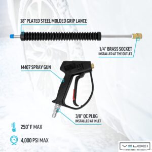 MTM Hydro M407 Trigger Gun and Wand for Pressure Washer