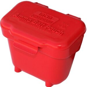 mtm ammo belt pouch (red) small