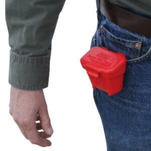 MTM Ammo Belt Pouch (Red) Small