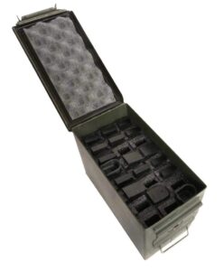 case club 24 magazine holder .50 cal ammo can foam (pre-cut, closed cell, military grade foam) (1 count)