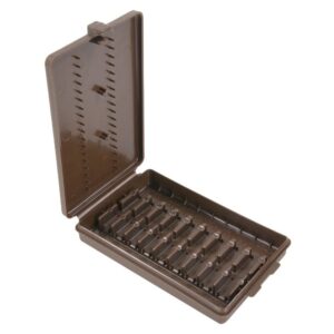 mtm 9 rounds case-gard ammo wallet (brown), medium