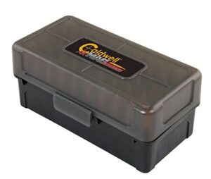 caldwell 7.62x39 ammo box with removable lid and strong construction for outdoor, range, shooting, competition and reloading, 5 pack