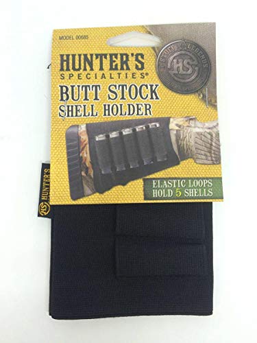 Hunters Specialties unisex-adult Butt Stock Shotgun Shell Holder, Black