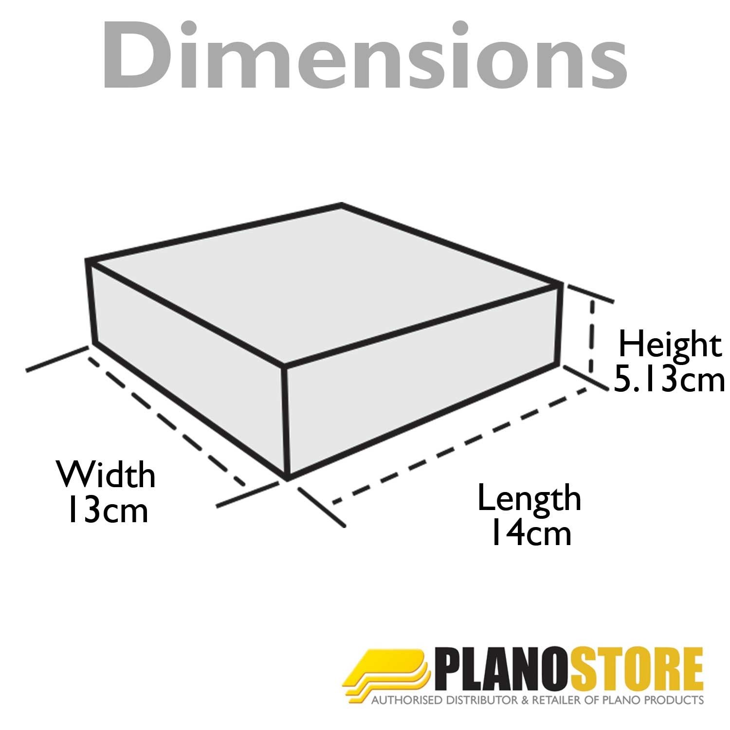 Plano 100-Count Handgun Ammo Box, Dark Gray, Lockable Ammunition Storage, Small Plastic Ammo Box with Dependable Closures and Deep Individual Slots for .357 & .38