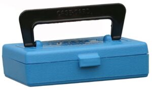 mtm sb-22-20 22-rimfire match ammo case, usa made, blue