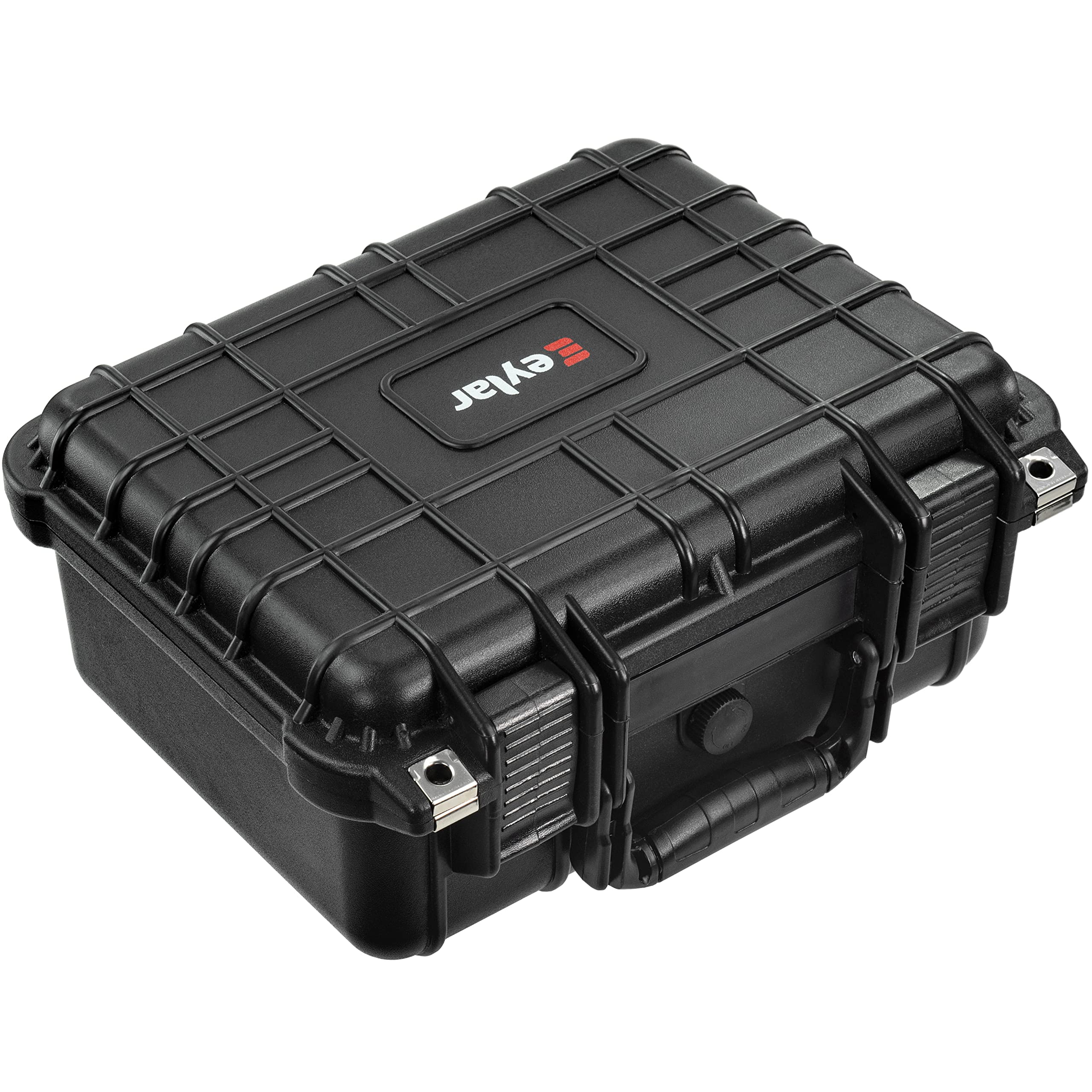 Eylar Hard Gun Case Water & Shock Proof With Foam TSA Approved 13.37 Inch 11.62 Inch 6 Inch Black (Black)