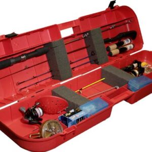 MTM IFB-1-30 Ice Fishing Rod Box, USA Made, Red