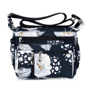 fabuxry purses and shoulder handbags for women crossbody bag messenger bags (floral-c)