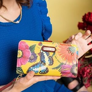 Nicole Lee Signature Bifold Butter-Flower Mustard Wallet